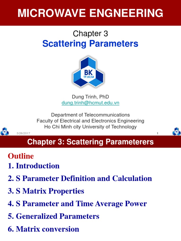 Scattering Parameters Explained | PDF