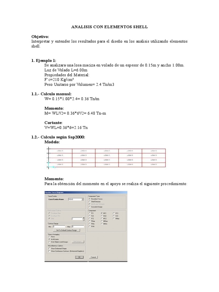 Analisis Con Elementos Shell | PDF
