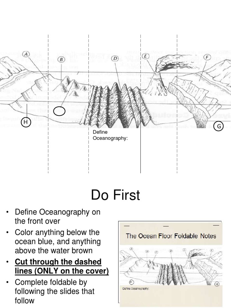 Ocean Floor Features and Diagrams | PDF