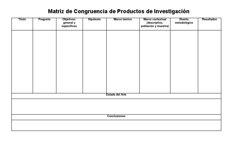 Formato-Matriz de Congruencia | PDF