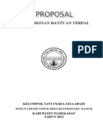 Proposal Pengajuan Alat Pertanian | PDF