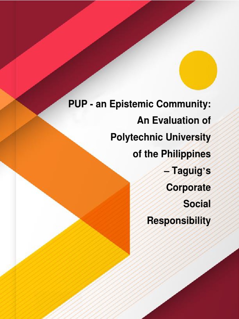 PUP - An Epistemic Community | PDF