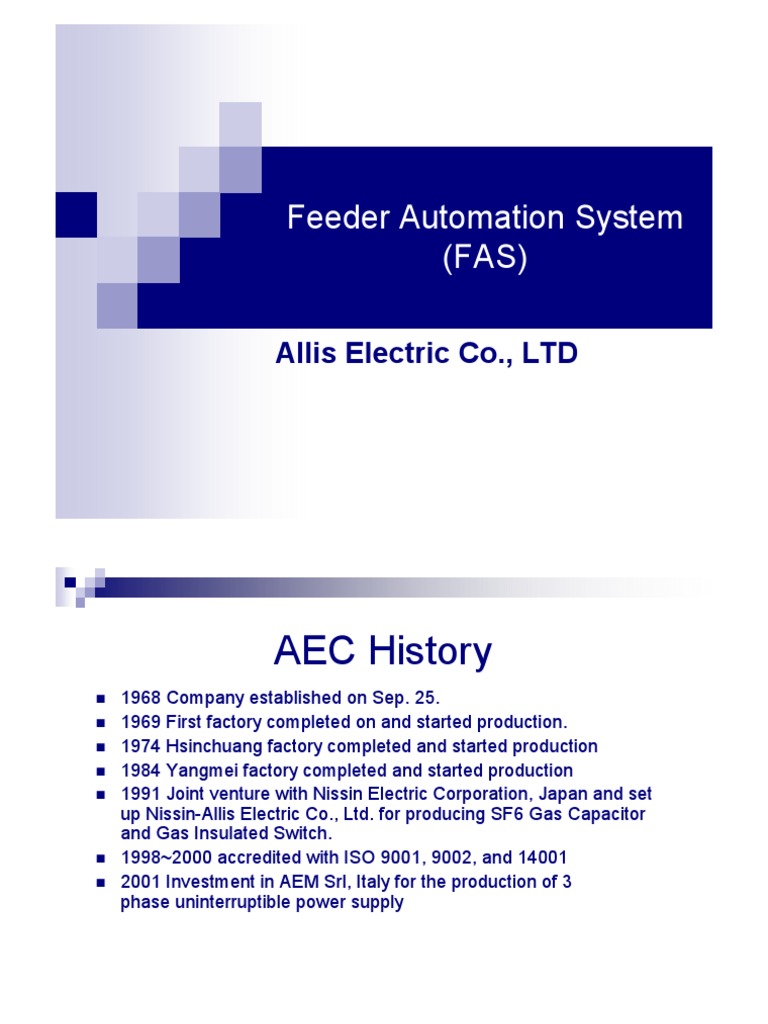 Feeder Automation System | PDF | Automation | Electrical Engineering
