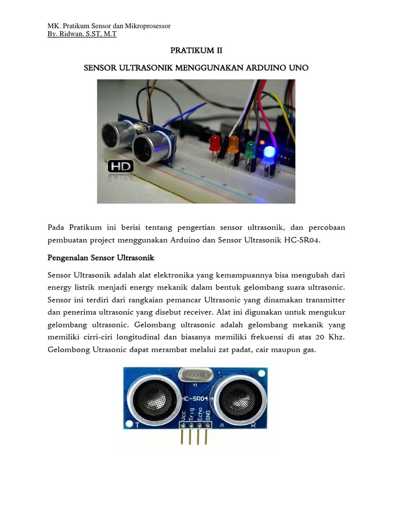 Sensor Ultrasonik PDF | PDF | Sains & Matematika