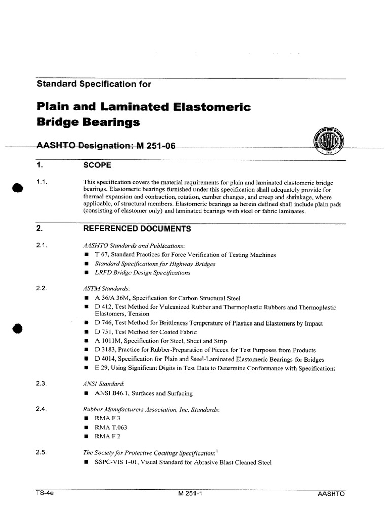 Aashto M 251-06 PDF | PDF