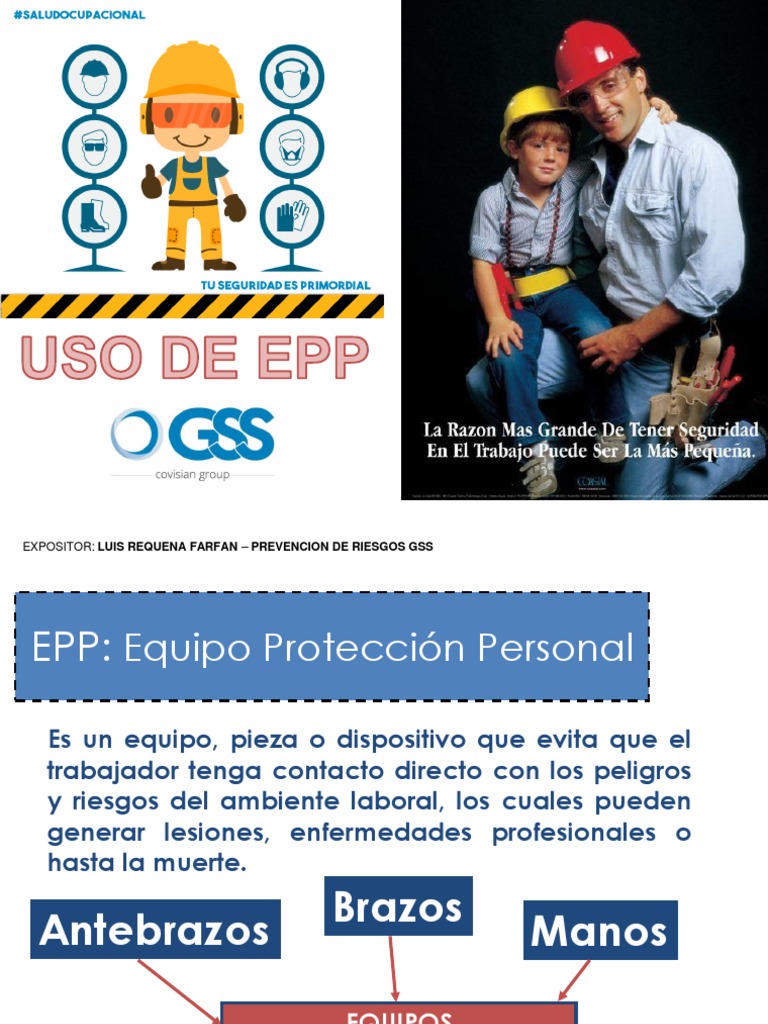 Uso Correcto de Epp | PDF | Quemar | Seguridad y salud ocupacional
