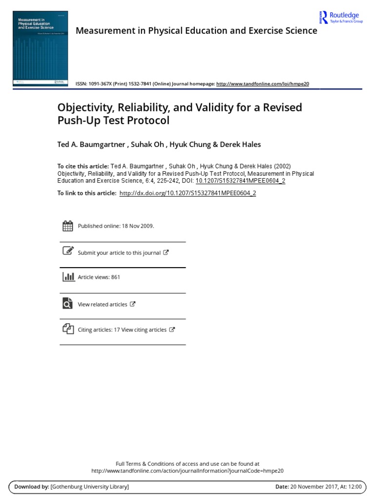 Objectivity, Reliability, and Validity For A Revised PDF | PDF | Validity (Statistics ...