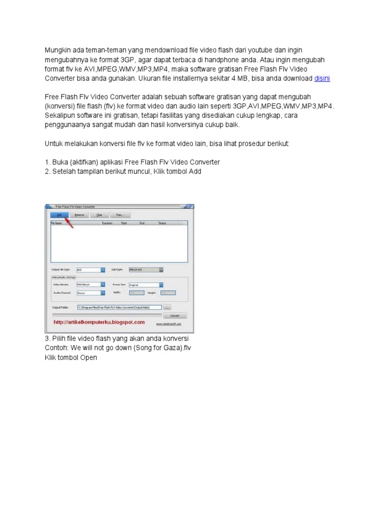 Ubah FLV Ke mp4 | PDF