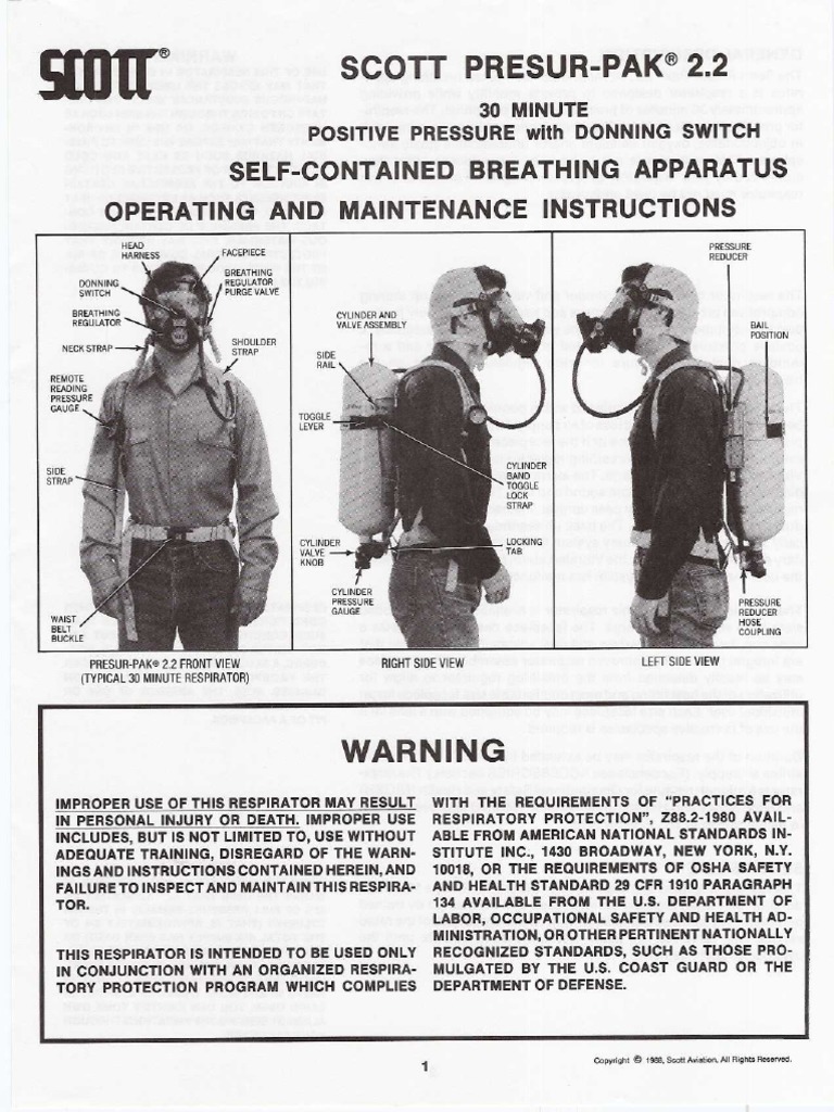 Scott Air Pak 30min | PDF