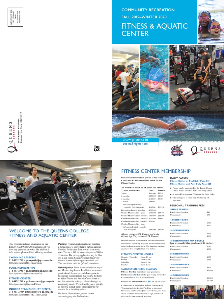 Aquatics Brochure | PDF | Swimming | Credit Card