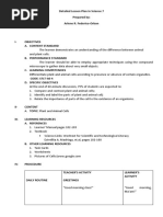 Levels of Organization Lesson Plan | PDF | Organ (Anatomy) | Tissue ...