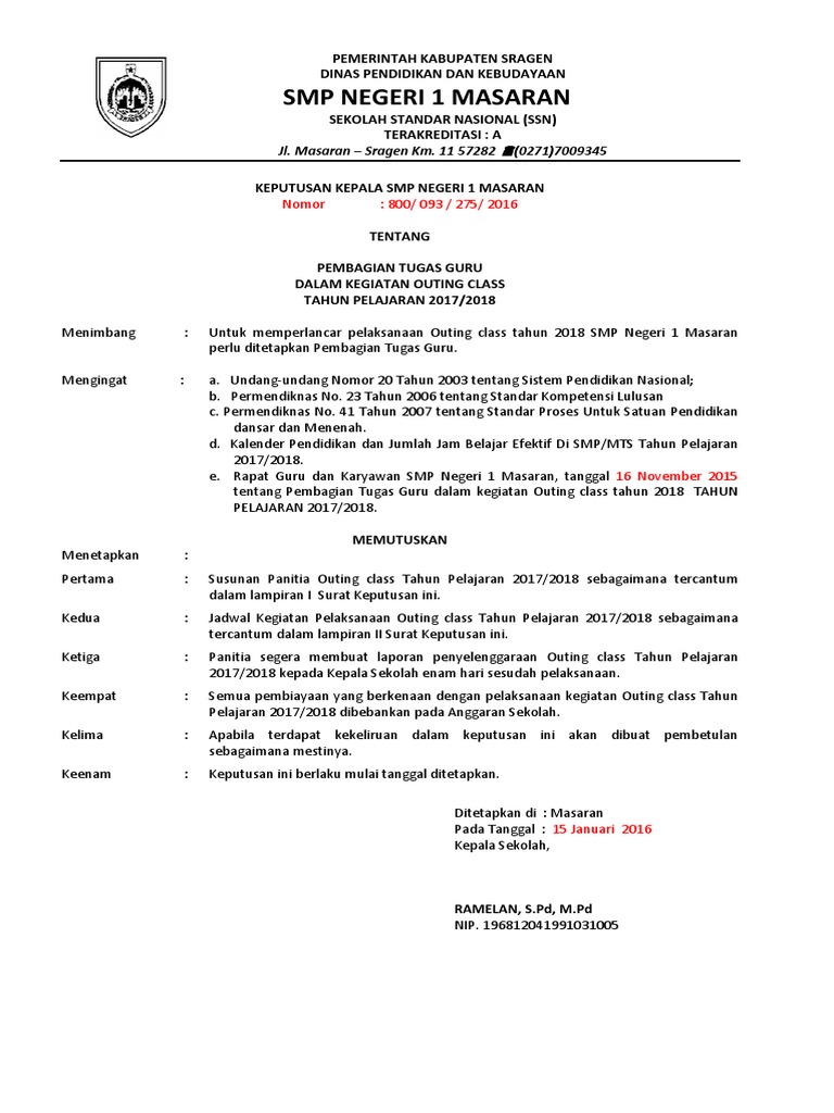 4.SK Outing Class 2015 | PDF