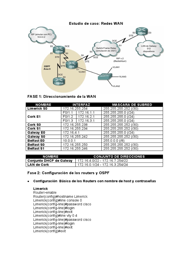 t5 - Redes II - Caso de Estudio | PDF | Computer Networking | Internet Architecture