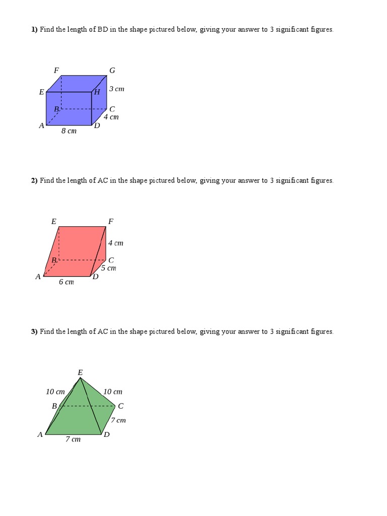3D Trigonometry | PDF