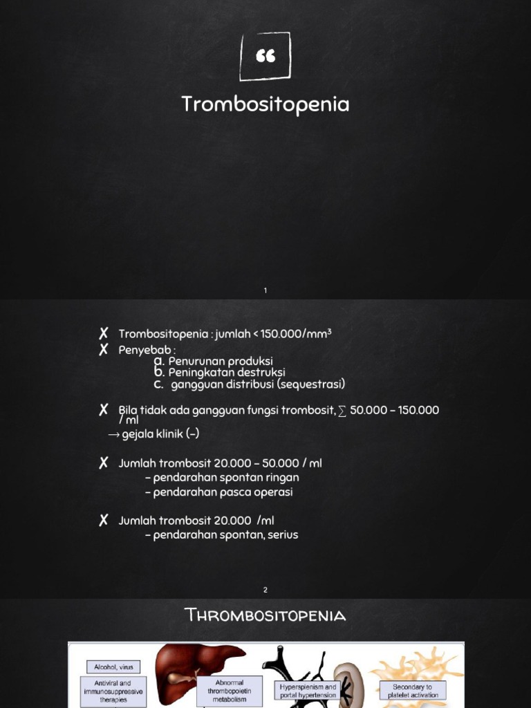 Trombositopenia | PDF | Epidemiology | Blood