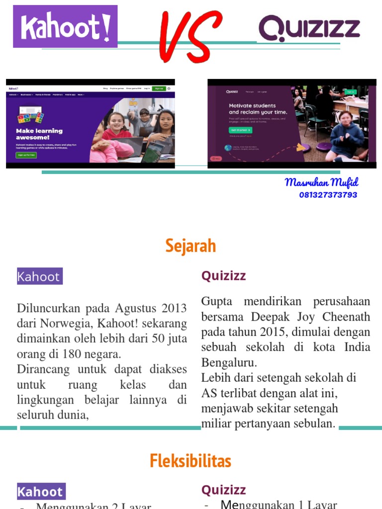 Kahoot Vs Quizizz | PDF