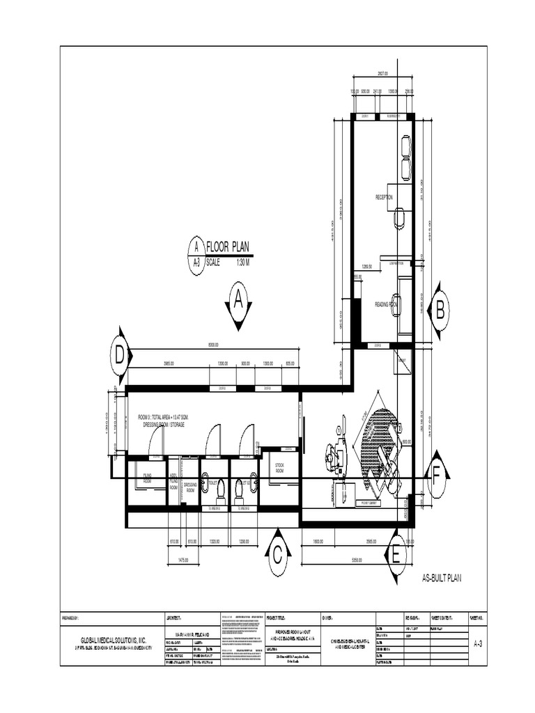 CGH AS BUILT Floor Plan | PDF | Property Law | Freedom Of Expression Law