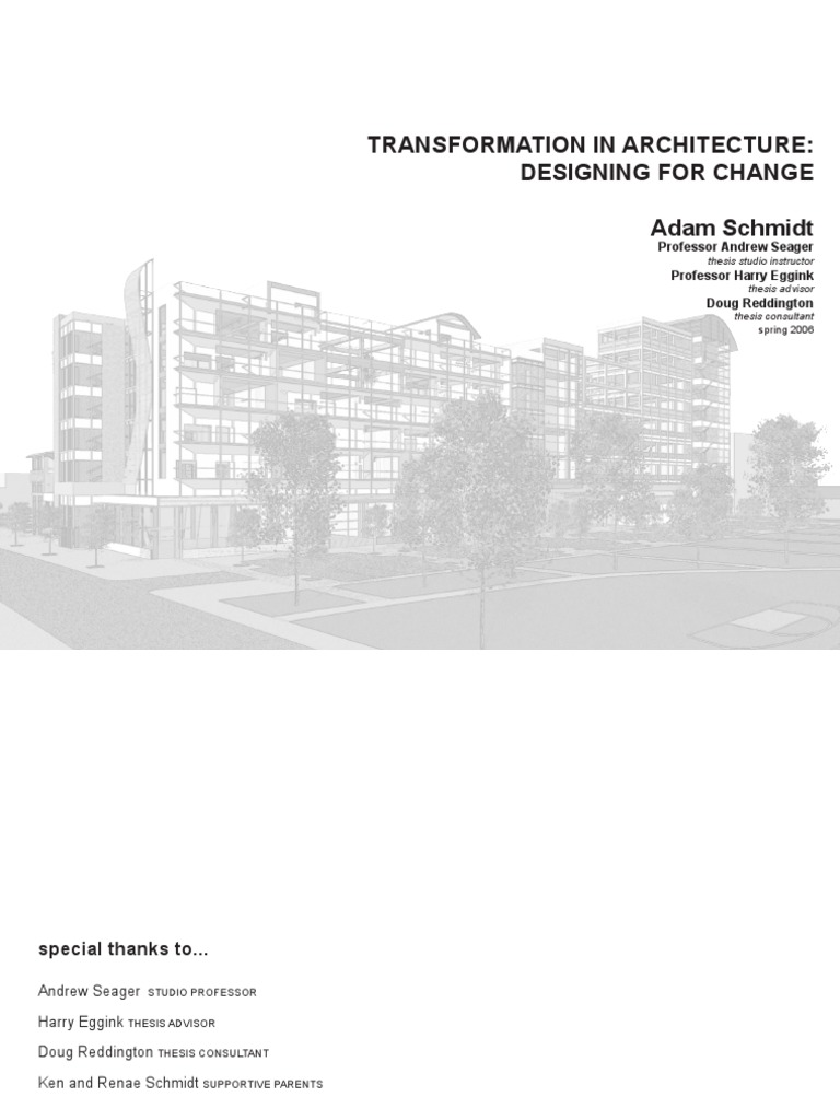 Transformation in Architecture | PDF | Design | Wall