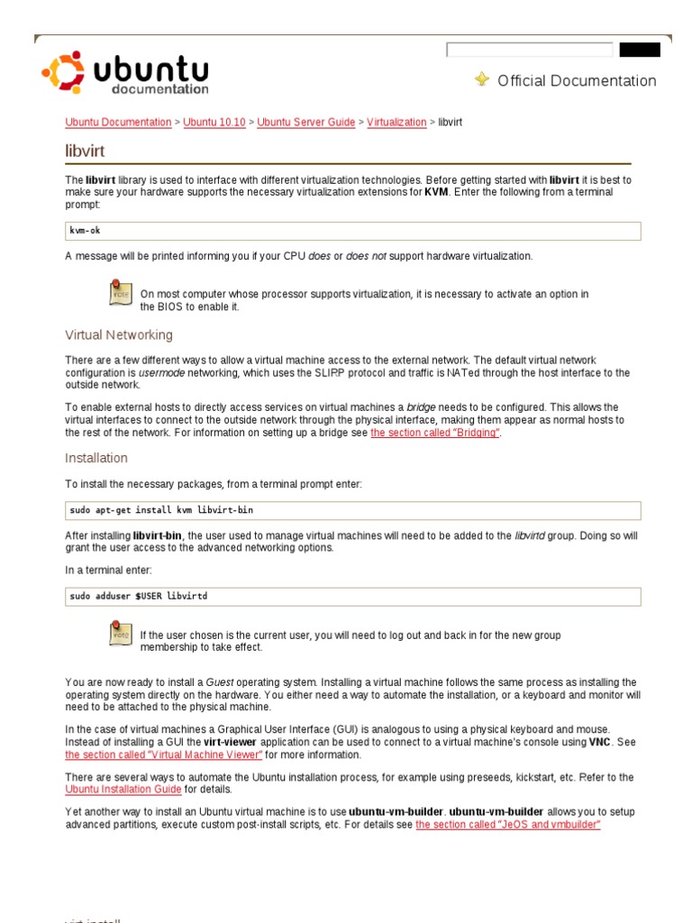 Libvirt Official Documentation Pdf Secure Shell Command Line Interface