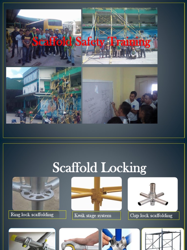 Scaffold Safety Training Overview | PDF