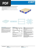 Especificaciones Pallet CHEP B0806A 09ene2020 | PDF