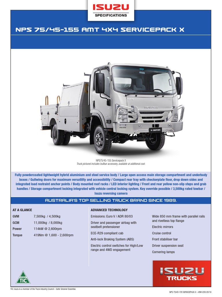 NPS 75 - 45-155 SERVICEPACK X - ARK 1250 - v04 PDF | PDF | Transmission ...