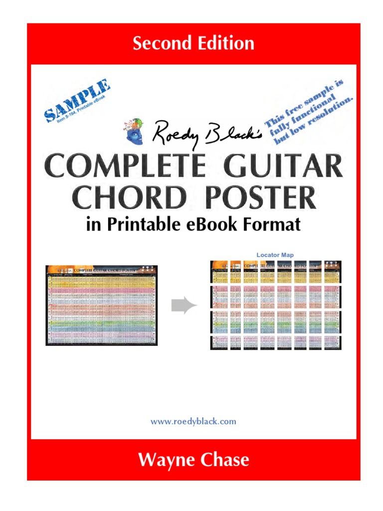 Complete Guitar Chord Poster Free Version E-BOOK | PDF | Chord (Music ...
