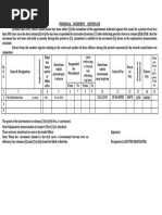 Increment Certificate Form - 49 | PDF | Government