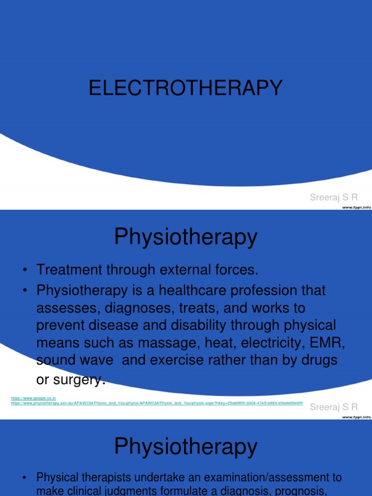 Electro Intro SRS | PDF | Physical Therapy | Therapy