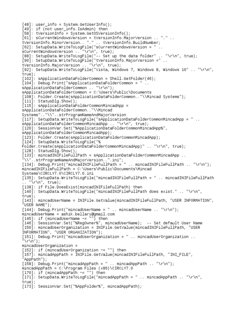 CIRCLY 7.0 Setup Debug | Download Free PDF | Ibm Pc Compatibles ...