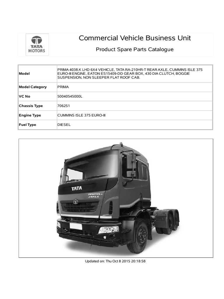 Tata Prima | PDF