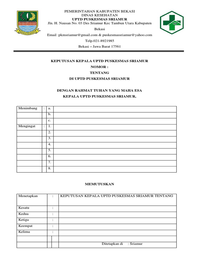 Format SK SRIAMUR | PDF