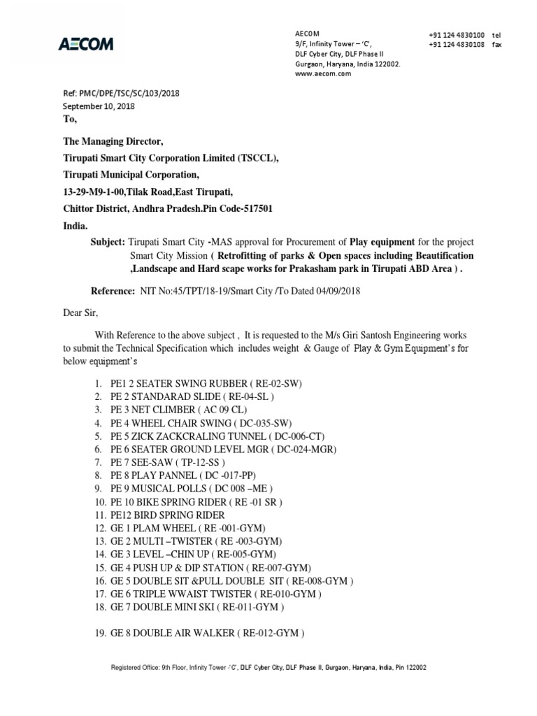 103 - Revised DPR Submission Letter - SEP 10 2018