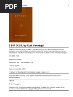 Kurt Vonnegut Jr. - 2BRO2B | PDF | Project Gutenberg | License