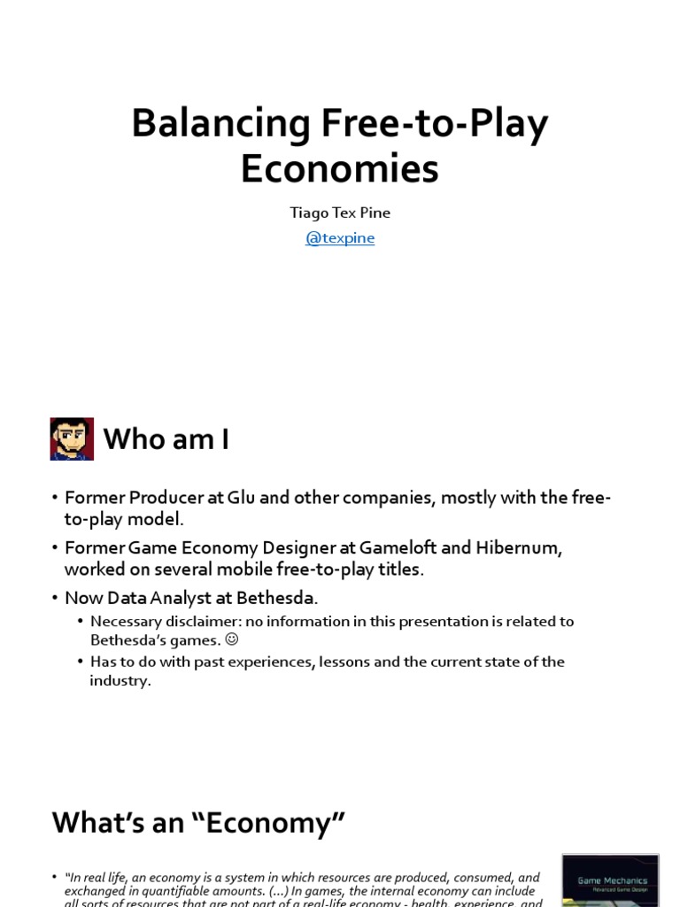 Balancing Free-to-Play Game Economies | PDF
