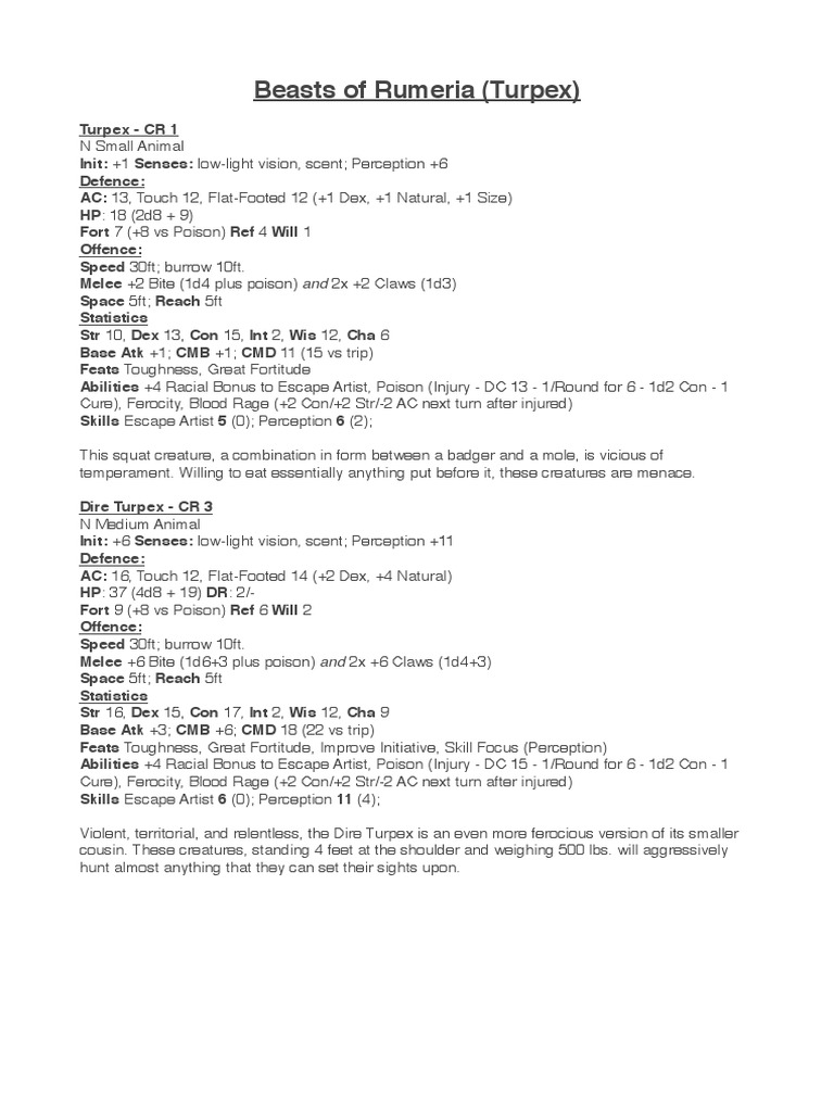 Turpex Documents | PDF