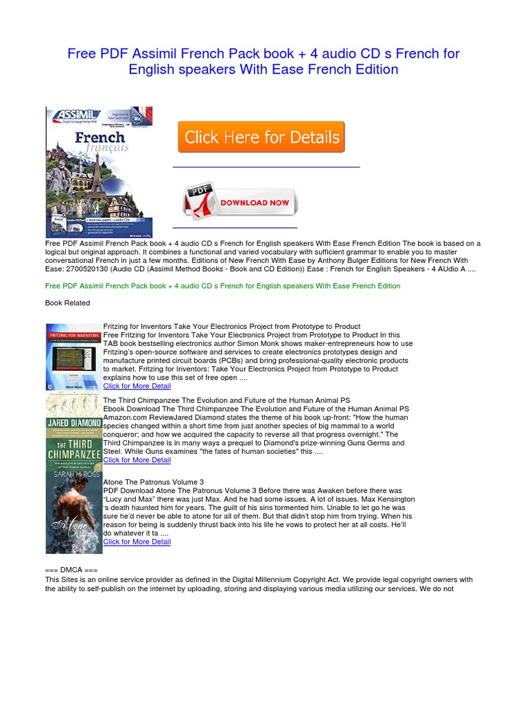 Assimil French Pack Book 4 Audio CD S French For English Speakers With ...