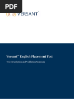 Versant English Placement Test Practice Materials: 1. Predicting ...