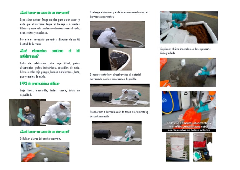Qué Hacer en Caso de Un Derrame | PDF