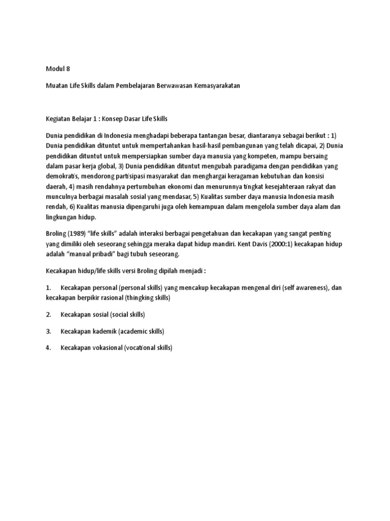 Modul 8 PBK | PDF | Ilmu Sosial