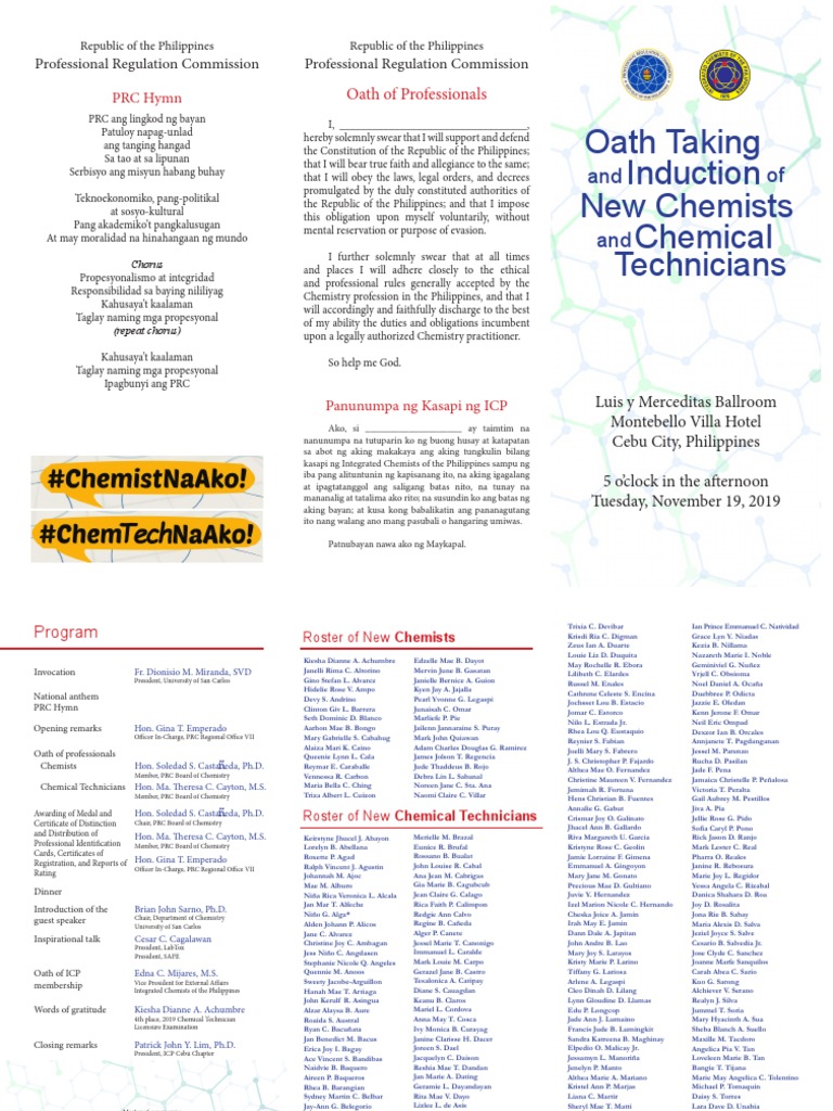 Oath Taking Program | PDF