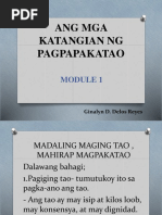 Grade 10-ESP-Module 1-1st Quarter | PDF