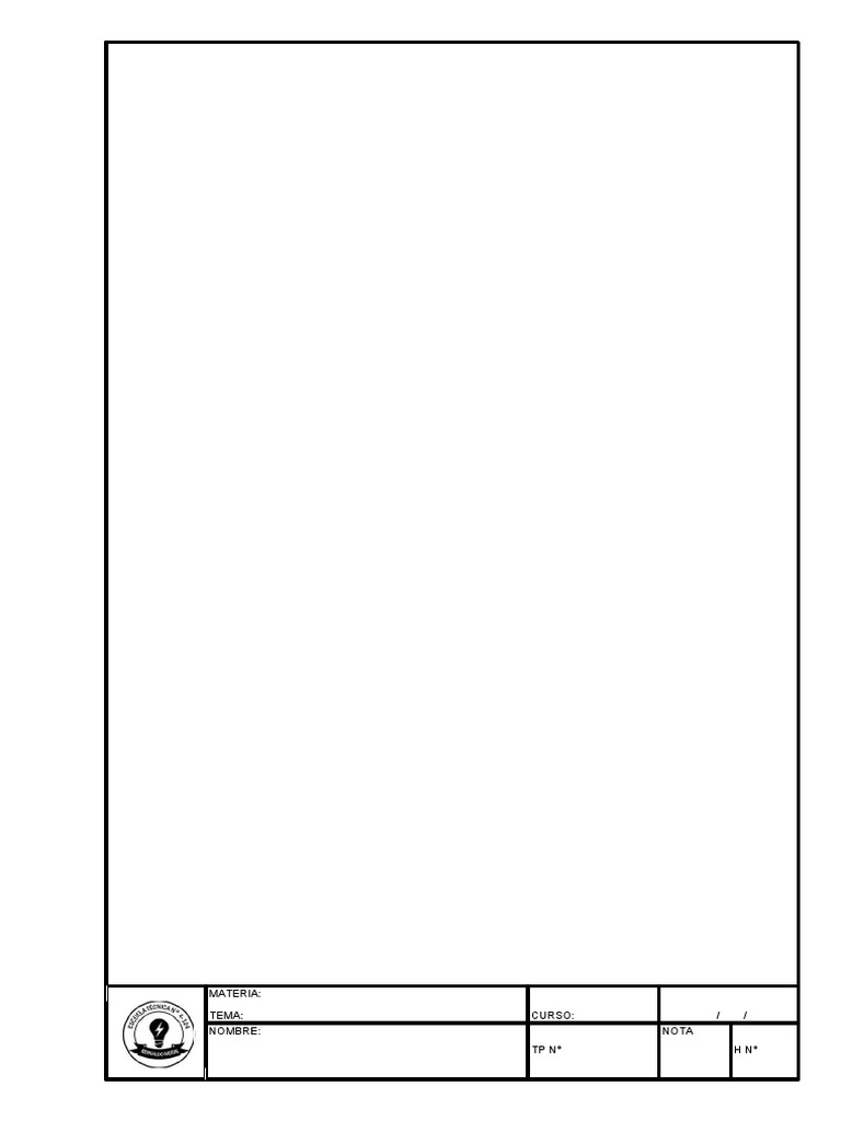 HOJA NORMALIZADA-Modelo | PDF