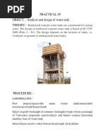 Design of Water Tank Using SAP2000 - Structural Analysis of Water Tank ...