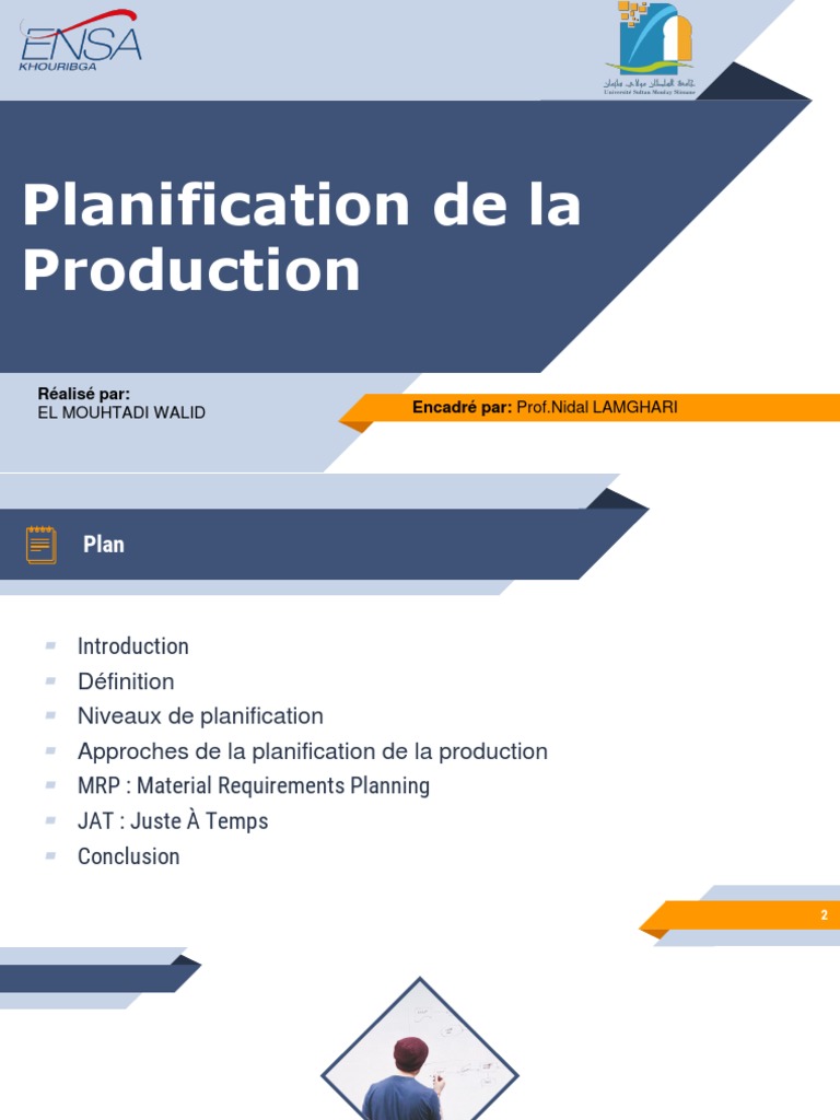 Planification de la Production efficace | PDF | Ordinateurs