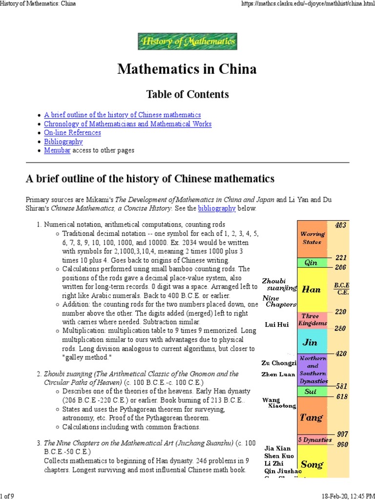 Math China | PDF