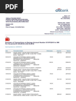 Citi Bank Statement PDF | PDF | Credit Card | Transaction Account