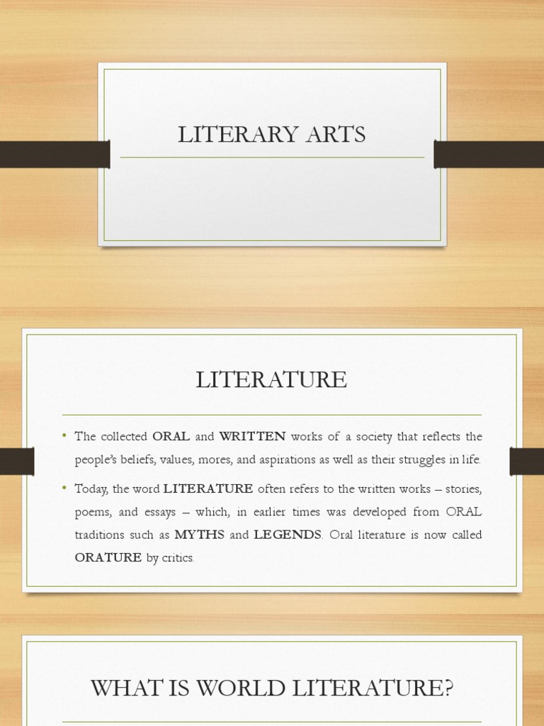 Literary Arts | PDF