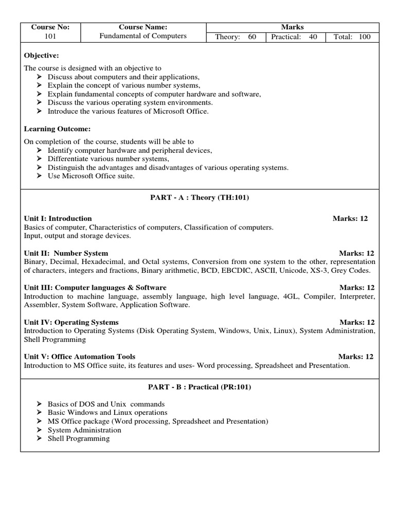 PGDCA Syllabus | Download Free PDF | Computer Network | Databases