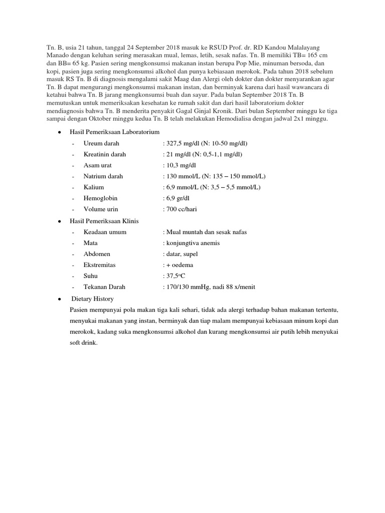 Bedah NCP Kasus Gagal Ginjal Kronik | PDF